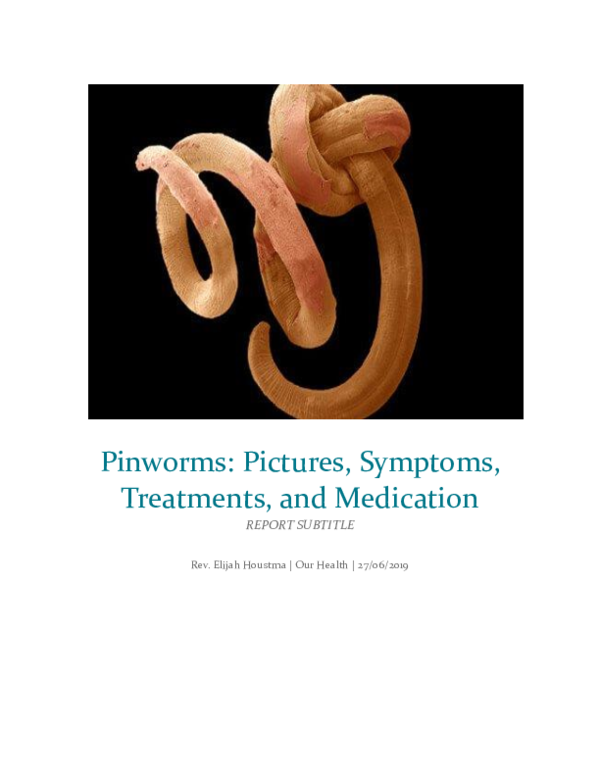 (PDF) Education about Pinworms