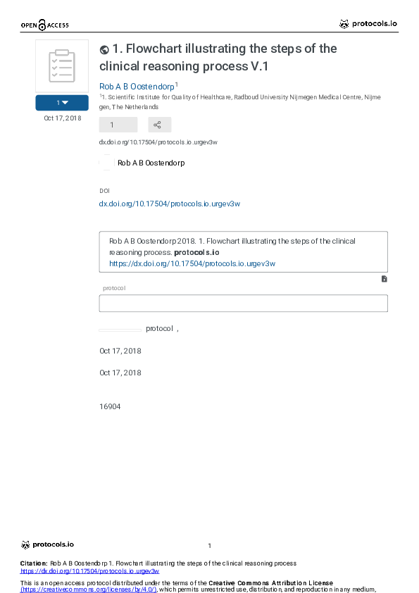 (PDF) 1. Flowchart illustrating the steps of the clinical reasoning ...