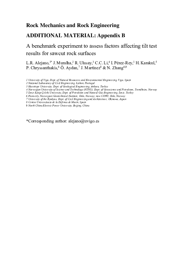(PDF) A Benchmark Experiment to Assess Factors Affecting Tilt Test ...