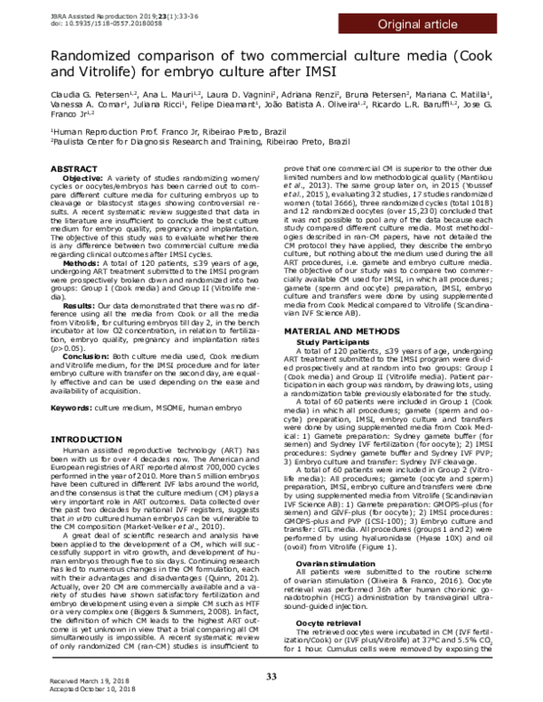 (PDF) Randomized comparison of two commercial culture media (Cook and ...