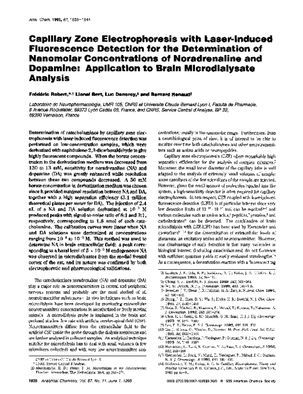(PDF) Capillary zone electrophoresis with laser-induced fluorescence ...