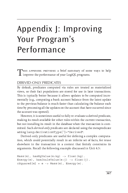 (PDF) Appendix J: Improving Your Program’s Performance