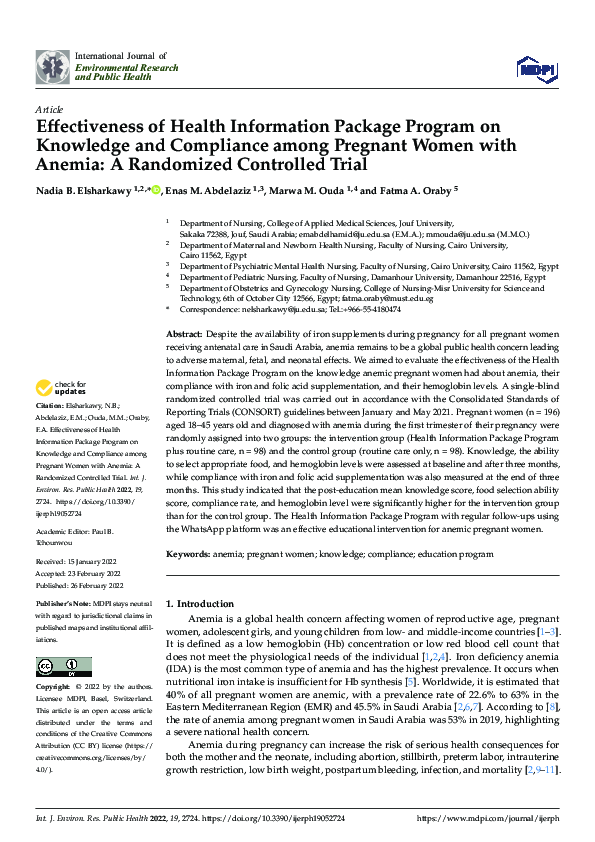 (PDF) Effectiveness of Health Information Package Program on Knowledge ...