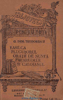 (PDF) G. Dem. Teodorescu: Vasilca, Pluguşorul, Oraţii de nuntă ...