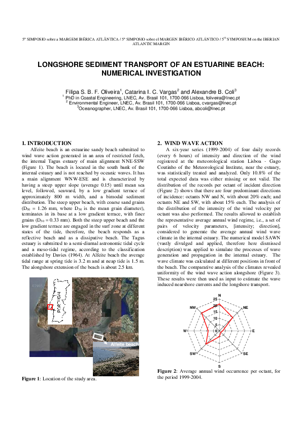 (PDF) Longshore Sediment Transport of an Estuarine Beach: Numerical ...