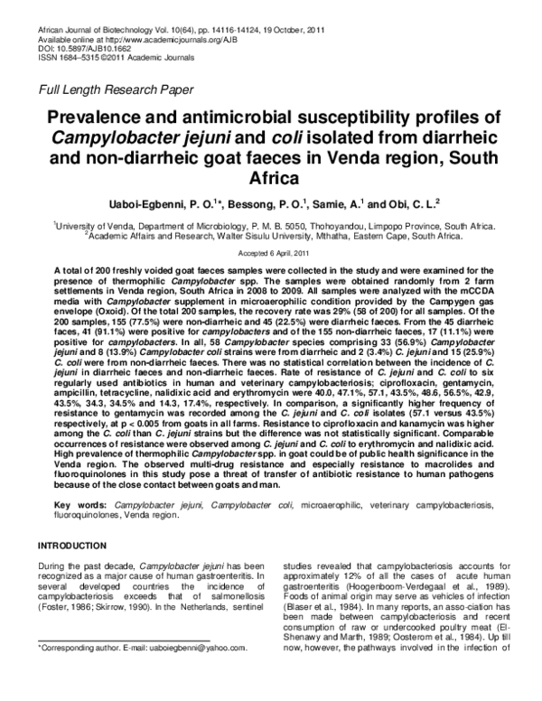 (PDF) Prevalence and Antimicrobial Susceptibility of Drug Resistant Staphylococcus aureus in Raw ...