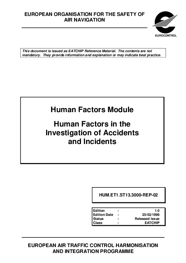 (PDF) Incident Investigation Follow-up Approach