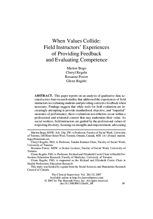(PDF) When Values Collide