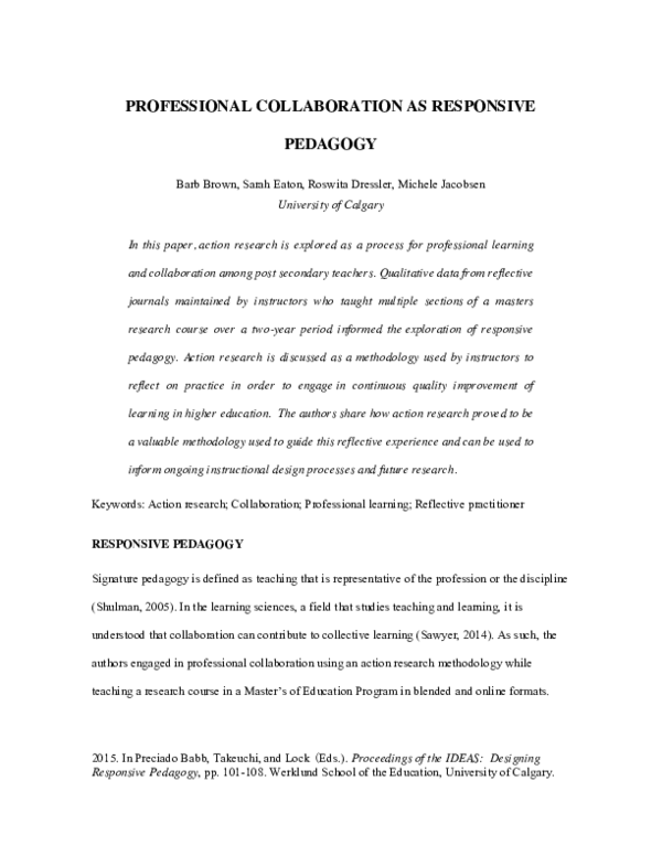 pdf-professional-collaboration-as-responsive-pedagogy-barb-brown