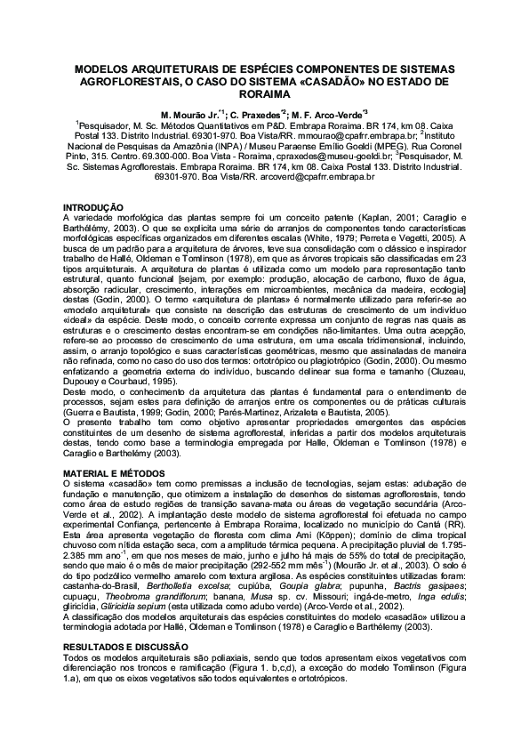 (PDF) Modelos arquiteturais de espécies componentes de sistemas ...