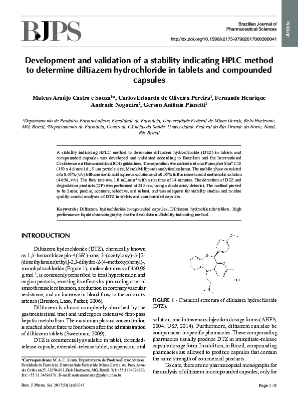 (PDF) Development and Validation of Stability Indicating HPTLC Method ...