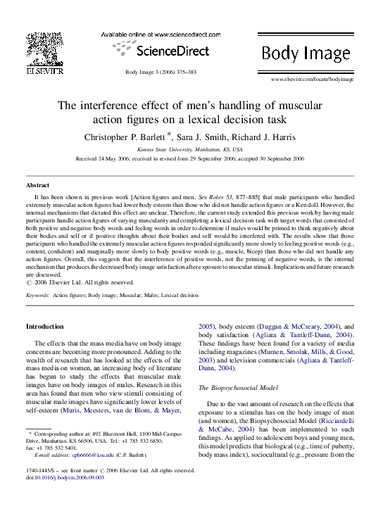 (PDF) The interference effect of men's handling of muscular action ...
