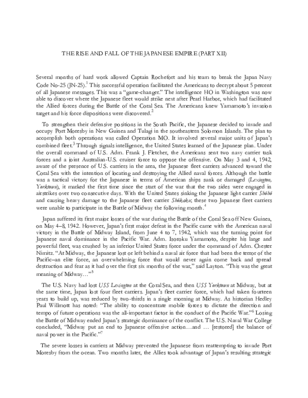 (PDF) THE RISE AND FALL OF THE JAPANESE EMPIRE (PART XII)