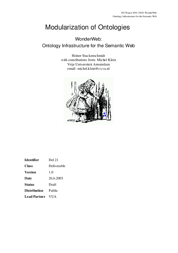(PDF) Modular Ontology Infrastructure for the Semantic Web