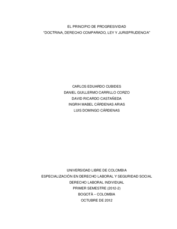 (PDF) EL PRINCIPIO DE PROGRESIVIDAD