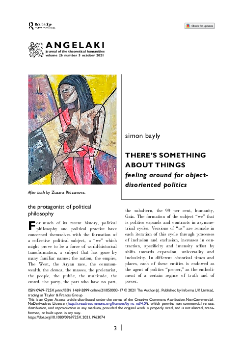 (PDF) There’s Something About Things | Simon Bayly - Academia.edu