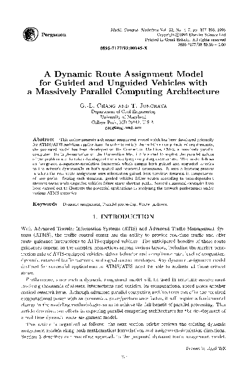 (PDF) A dynamic route assignment model for guided and unguided vehicles ...