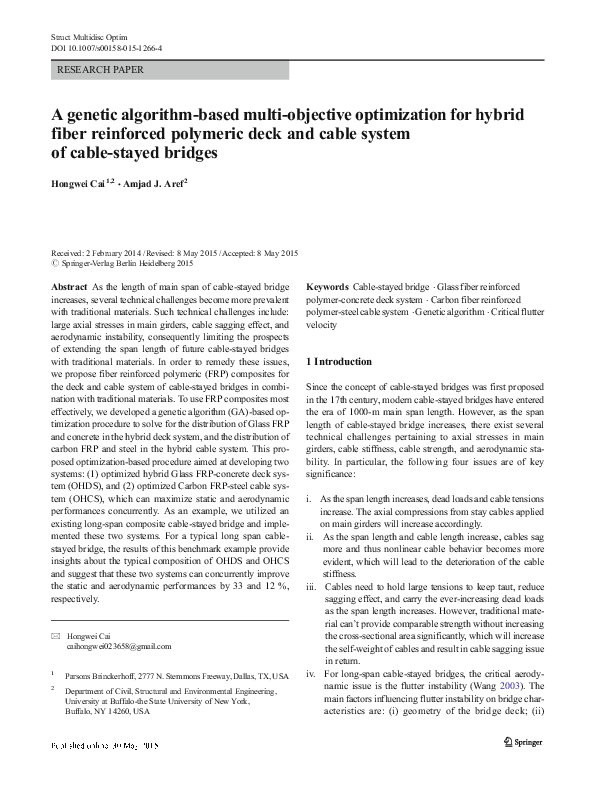 (PDF) A Genetic Algorithm Based Multi-Objective Optimization of Squealer Tip Geometry in Axial ...