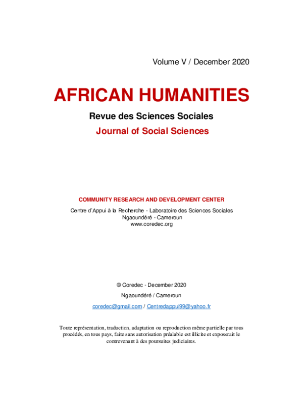 (PDF) Djima La métrologie traditionnelle Chez les Chamba Leko du Nord ...