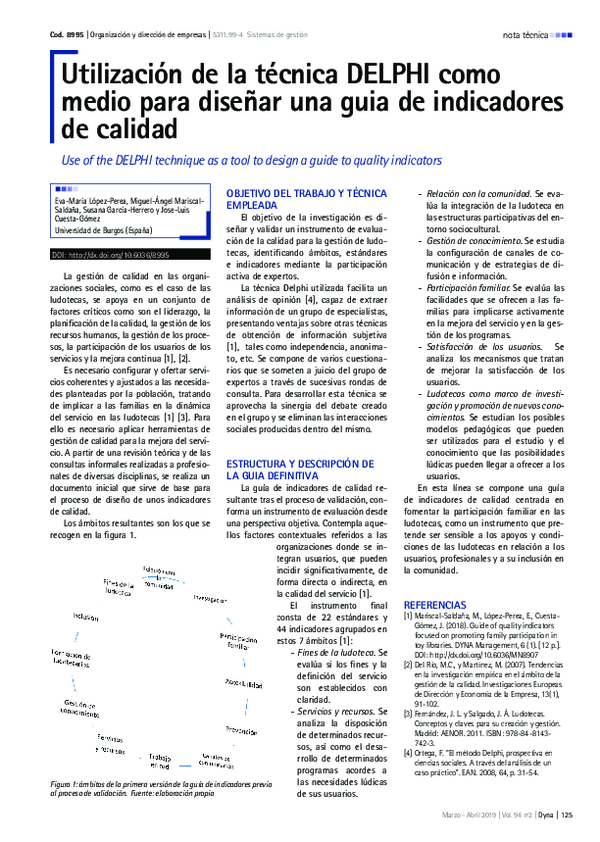 (PDF) Utilización De La Técnica Delphi Como Medio Para Diseñar Una Guia ...