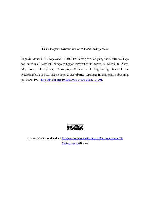 (PDF) EMG Map for Designing the Electrode Shape for Functional ...