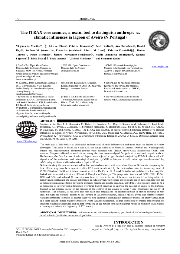 (PDF) The ITRAX core scanner, a useful tool to distinguish Anthropic vs ...