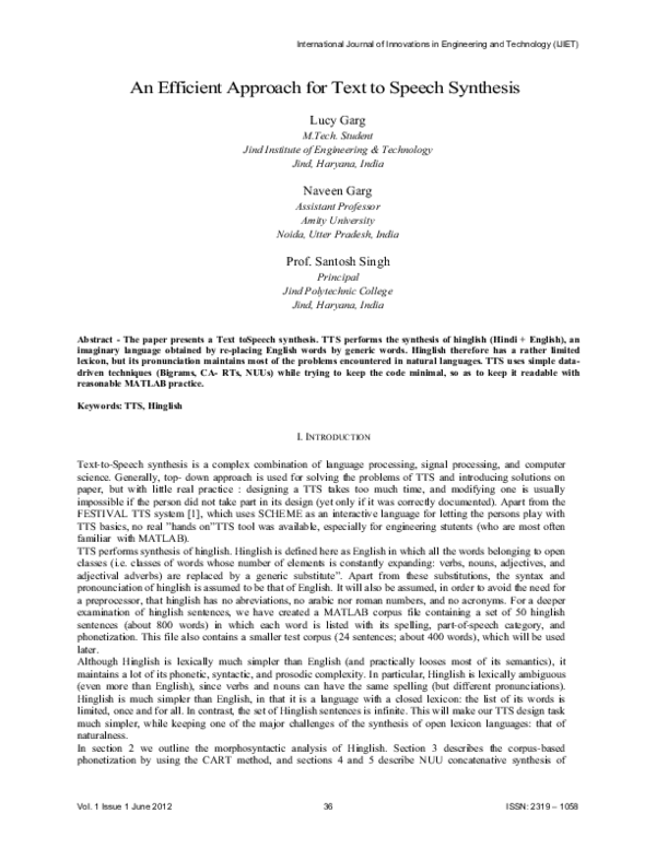 (PDF) International Journal of Innovations in Engineering and ...