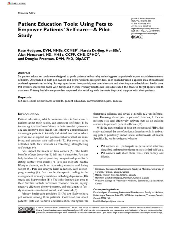 (PDF) Patient Education Tools