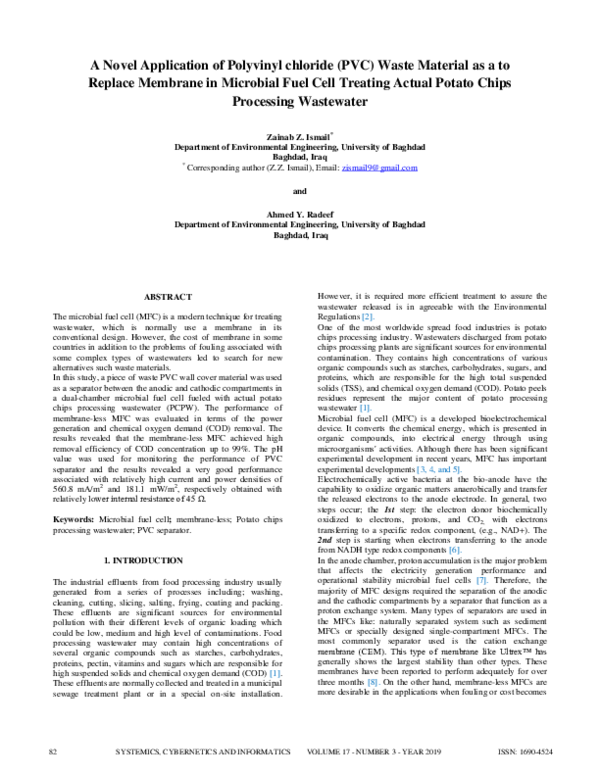 (PDF) A Novel Application of Polyvinyl chloride (PVC) Waste Material as ...