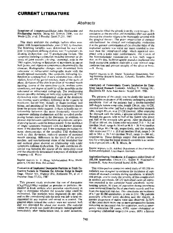 (PDF) Evaluation of implanted durapatite particles in fresh extraction ...