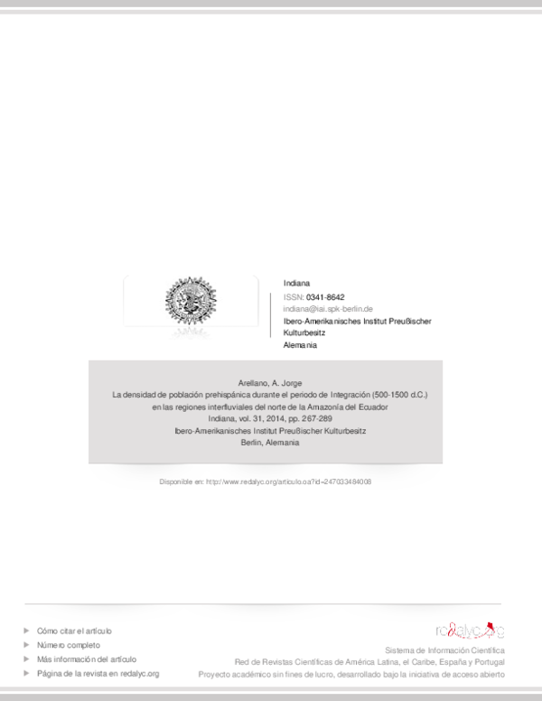 (PDF) La densidad de población prehispánica durante el periodo de ...