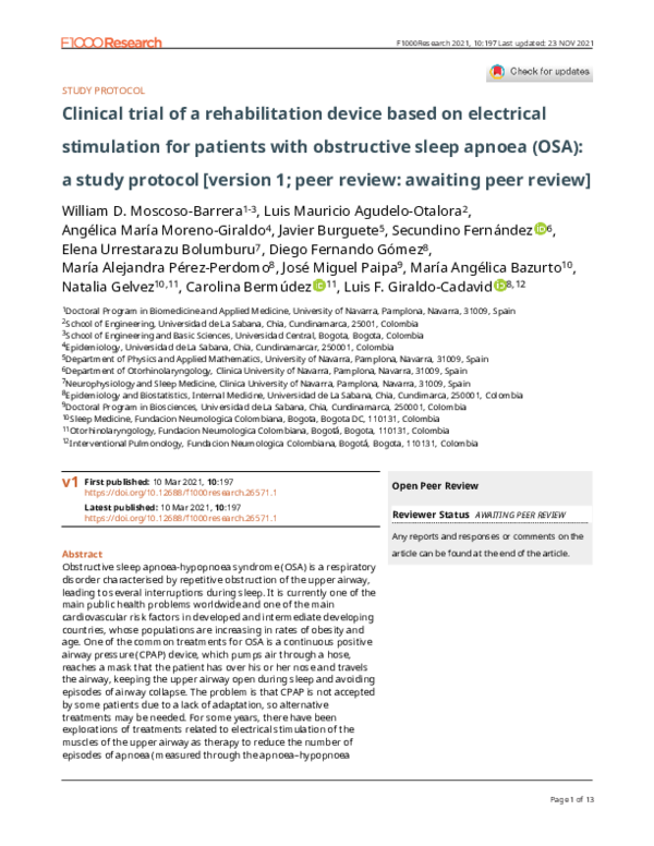 (PDF) Clinical trial of a rehabilitation device based on electrical ...
