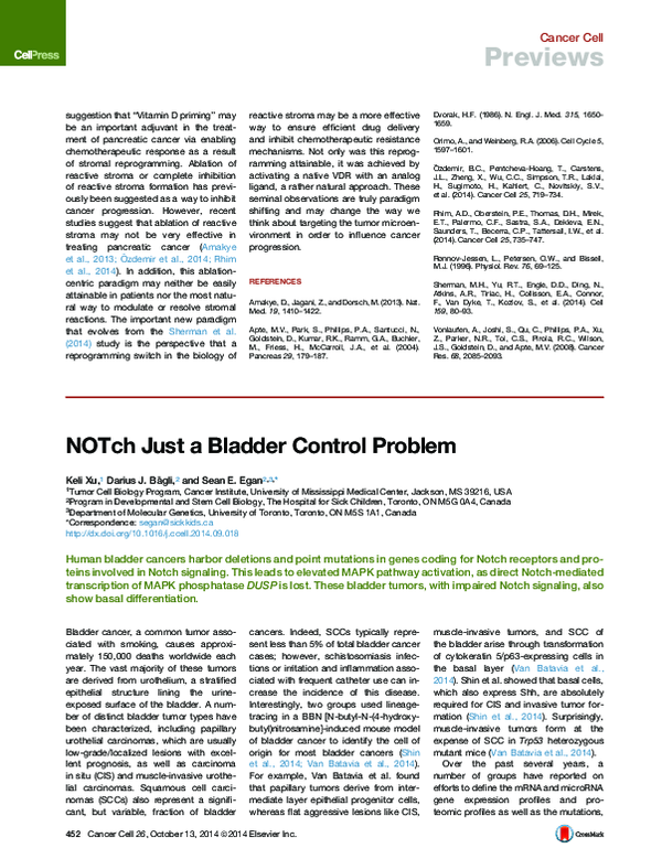 (PDF) NOTch Just a Bladder Control Problem