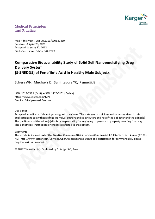 (PDF) Comparative Bioavailability Study of Solid Self Nanoemulsifying ...