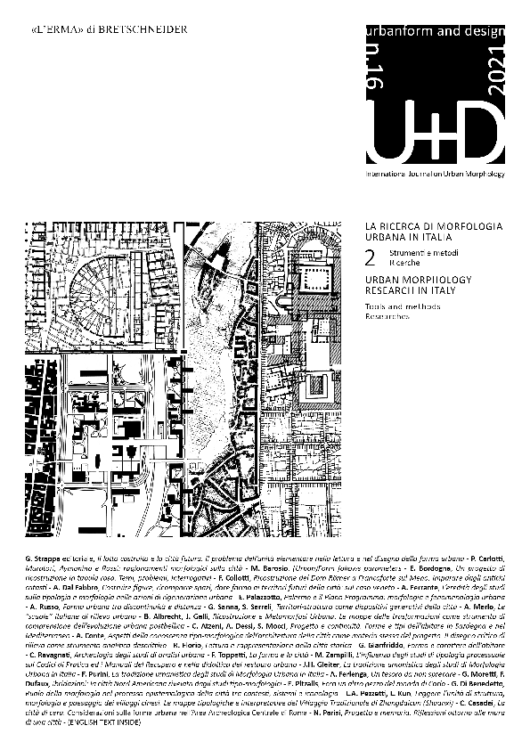 (PDF) La ricerca di morfologia urbana in Italia - Urban Morphology ...