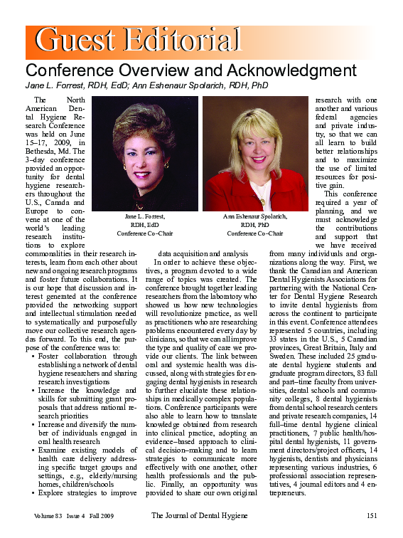 (PDF) Conference Overview and Acknowledgment