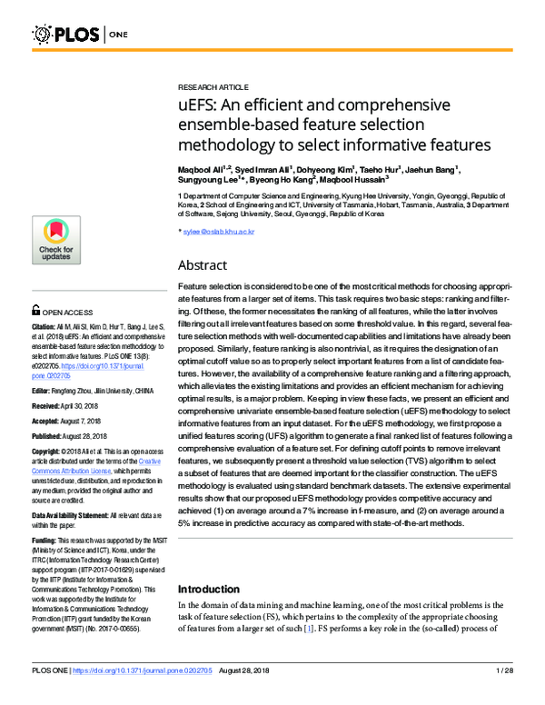 (PDF) uEFS: An efficient and comprehensive ensemble-based feature ...
