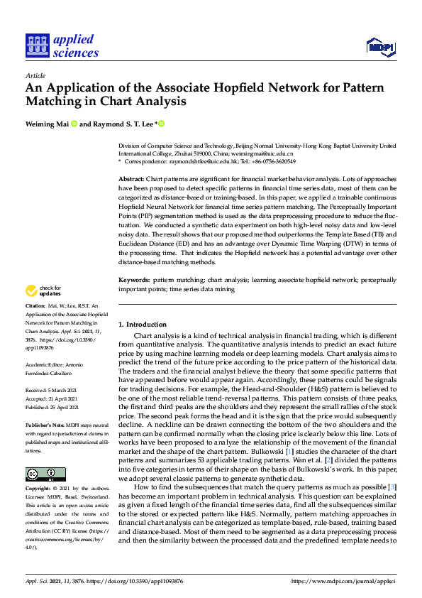 (PDF) An Application of the Associate Hopfield Network for Pattern ...