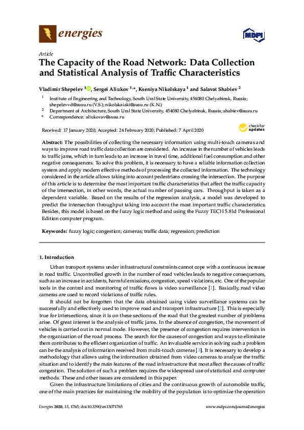 (PDF) A Statistical Data Analysis of Road Traffic Accidents in Jaipur City