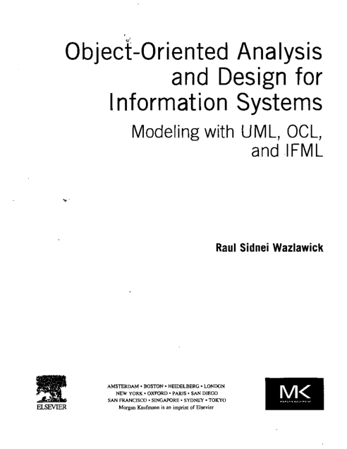 (PDF) Object-Oriented Analysis and Design for Information Systems