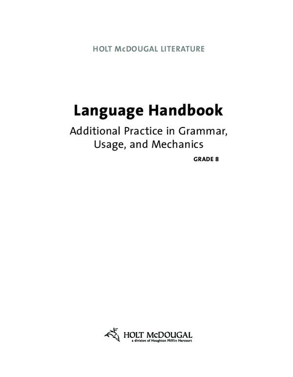 (PDF) Holt Mcdougal literature