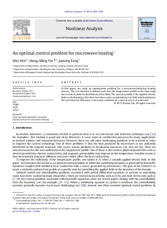 (PDF) Contents lists available at SciVerse ScienceDirect Nonlinear Analysis