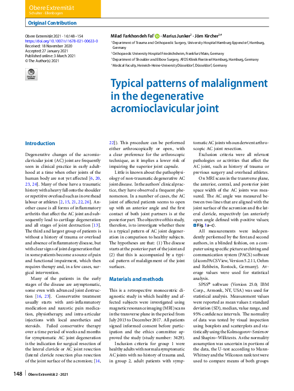 (PDF) Typical patterns of malalignment in the degenerative ...