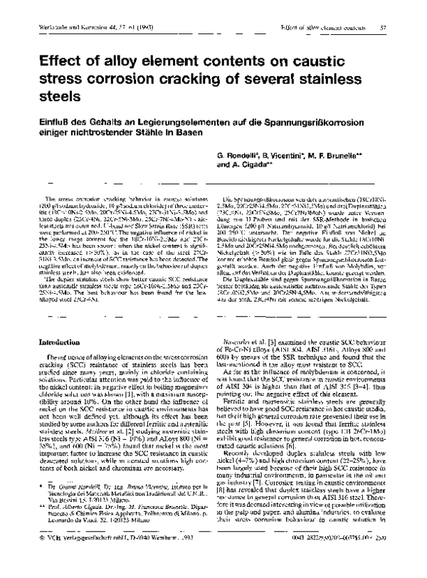 (PDF) Effect of alloy element contents on caustic stress corrosion ...