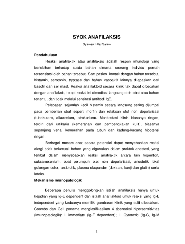 (PDF) SYOK ANAFILAKSIS 2 | Dicky Nanda Kha - Academia.edu