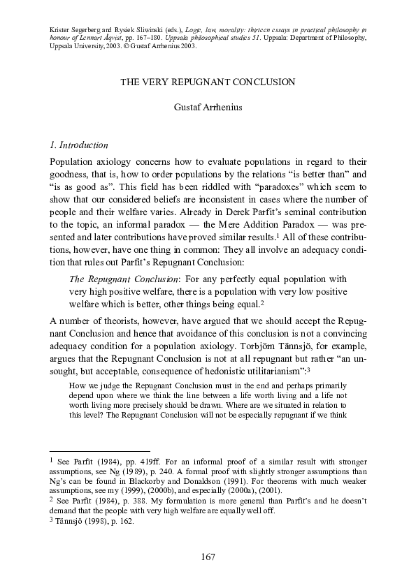 (PDF) The Very Repugnant Conclusion i Åkvists festskrift