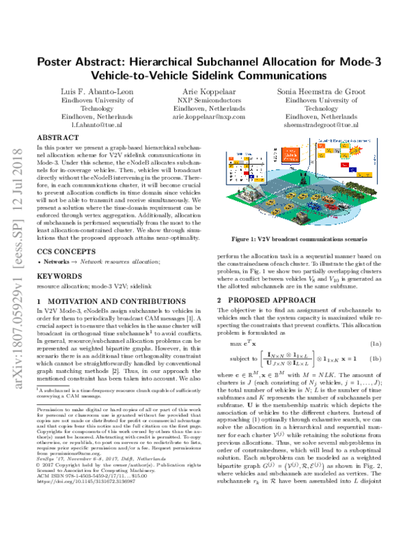 (PDF) Poster Abstract: Hierarchical Subchannel Allocation for Mode-3 ...