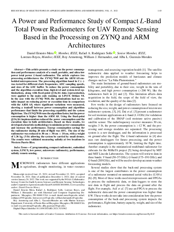(PDF) A Power and Performance Study of Compact L-Band Total Power ...