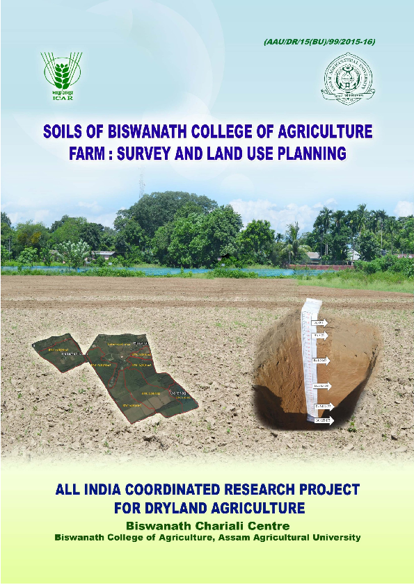 (PDF) Soils of Biswanath College of Agriculture Farm: Survey and Land ...