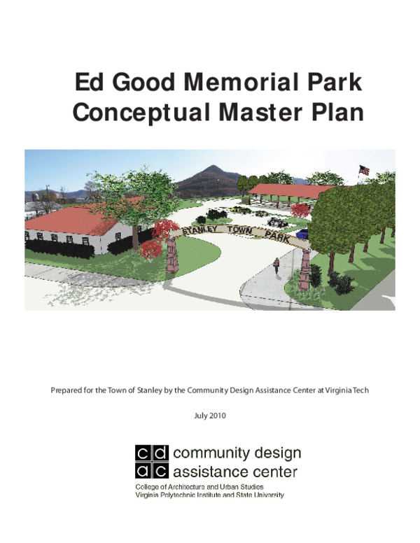 (PDF) Ed Good Memorial Park Conceptual Master Plan